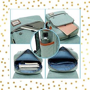 Bags | Cute Slim Laptop Backpack With Usb Charging Port | Poshmark